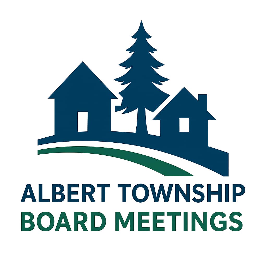 Township Special Board Meeting - Albert Township - Lewiston Michigan